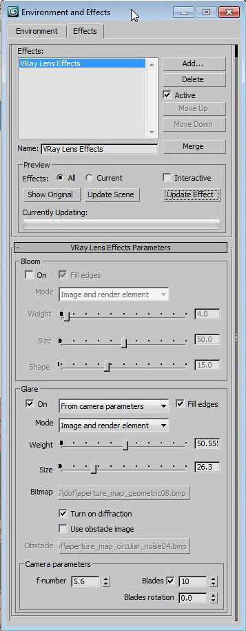 VrayLensEffect par Alfa Smyrna