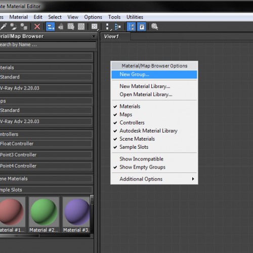 Slate Materiol Editor 3dsmax